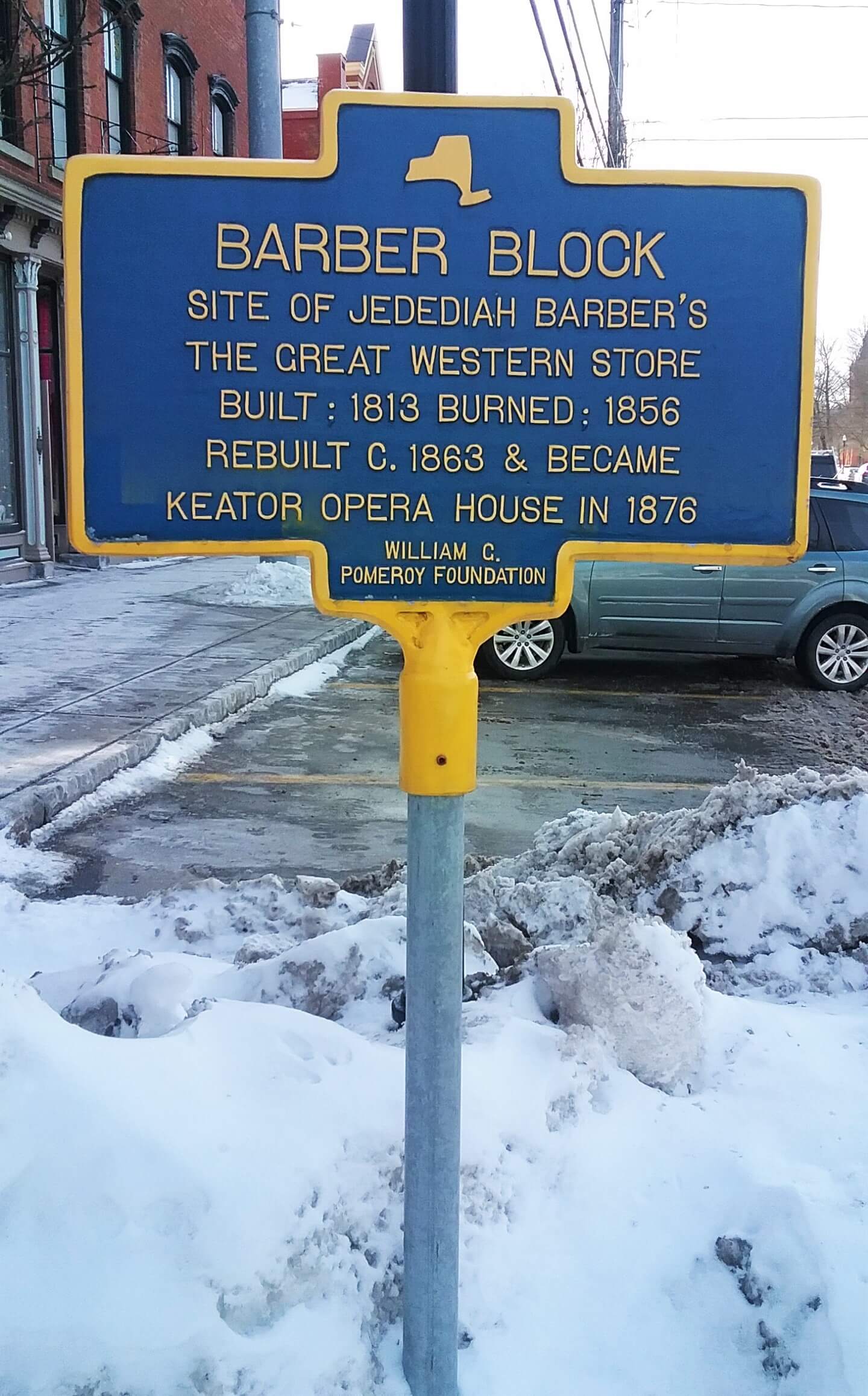BARBER BLOCK | William G. Pomeroy Foundation