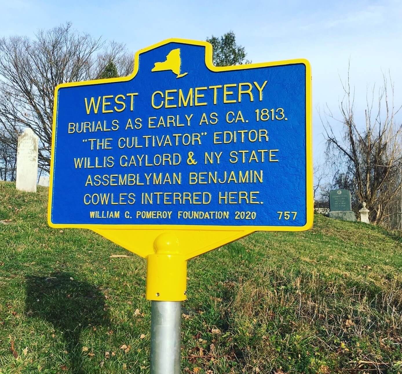 WEST CEMETERY | William G. Pomeroy Foundation