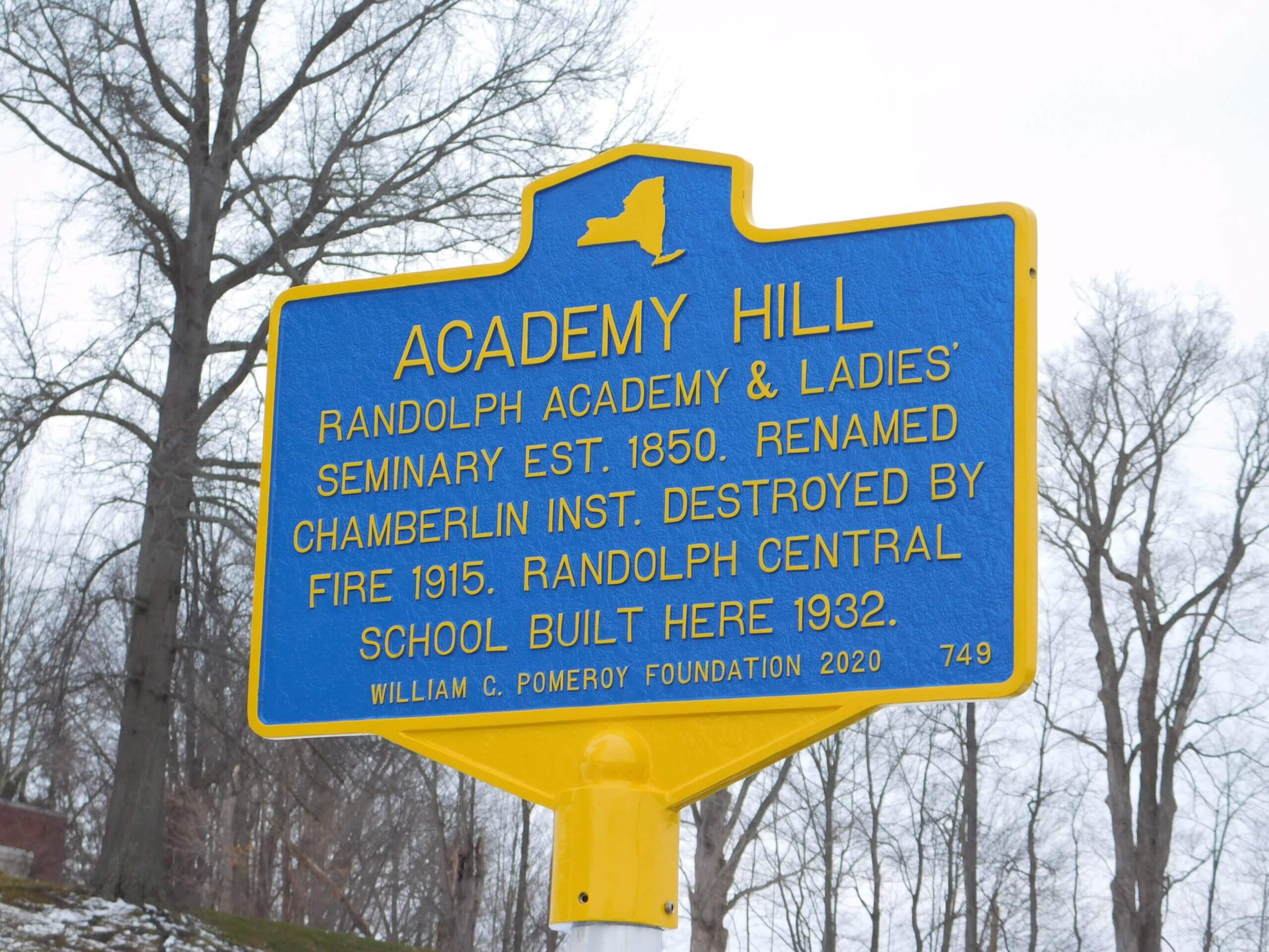 ACADEMY HILL | William G. Pomeroy Foundation