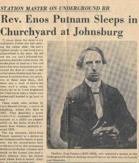 REV. ENOS PUTNAM | William G. Pomeroy Foundation