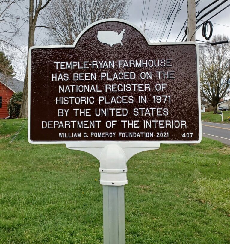 TEMPLE-RYAN FARMHOUSE | William G. Pomeroy Foundation