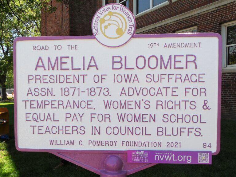 AMELIA BLOOMER | William G. Pomeroy Foundation